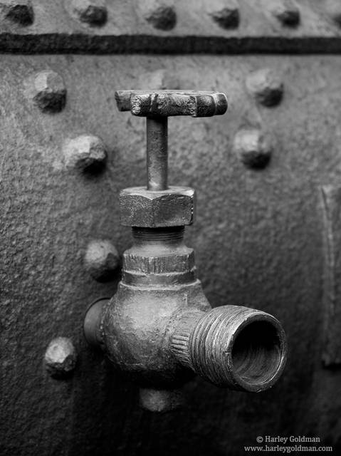 Railway Engine Spigot | Bankhead Ghost Town - Banff Nat. Park, Canada ...
